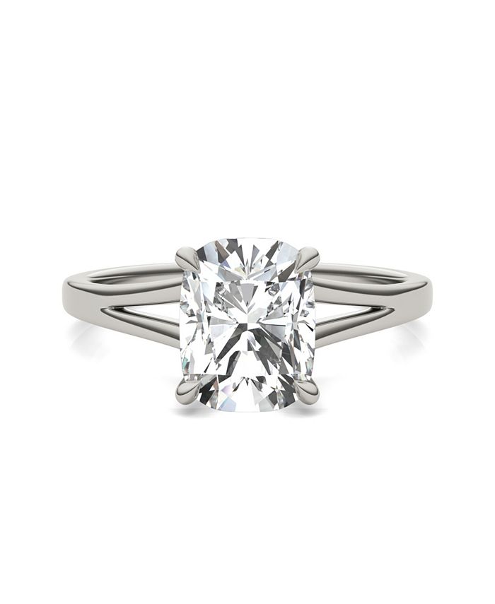 Charles & Colvard Moissanite Oval Solitaire Ring (2-1/3 Ct. t.w ...
