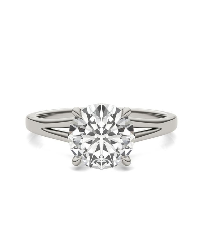 Charles & Colvard Moissanite Solitaire Ring (2 Ct. t.w. Diamond ...