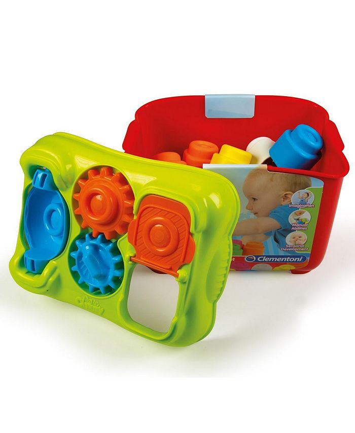 Creative Toy Company Baby Clemmy Activity Box - 15 Soft Clemmy Blocks ...