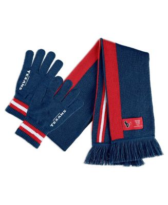 Women's WEAR by Erin Andrews Houston Texans Scarf and Glove Set - Macy's