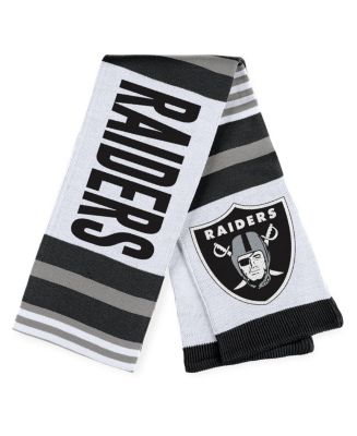 Women's WEAR by Erin Andrews Las Vegas Raiders Jacquard Striped Scarf ...