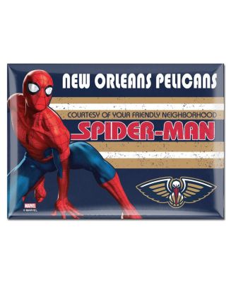Wincraft New Orleans Pelicans NBA x Marvel 2.5" x 3.5" Metal Fridge ...