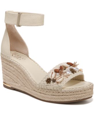 Franco Sarto Women's Clemens-Shell Espadrille Wedge Sandals - Macy's