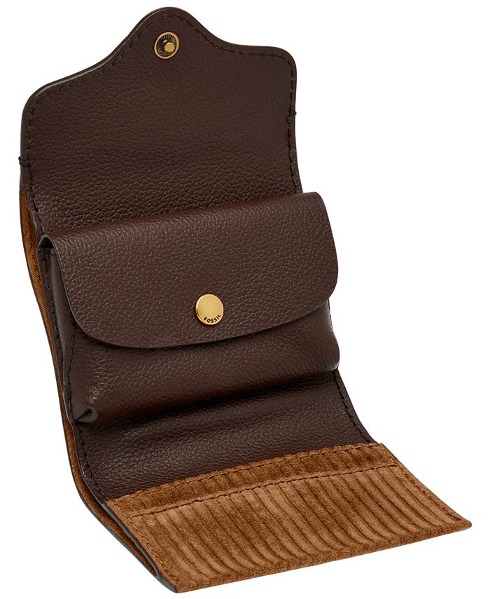 Fossil Heritage Leather Trifold Wallet - Macy's