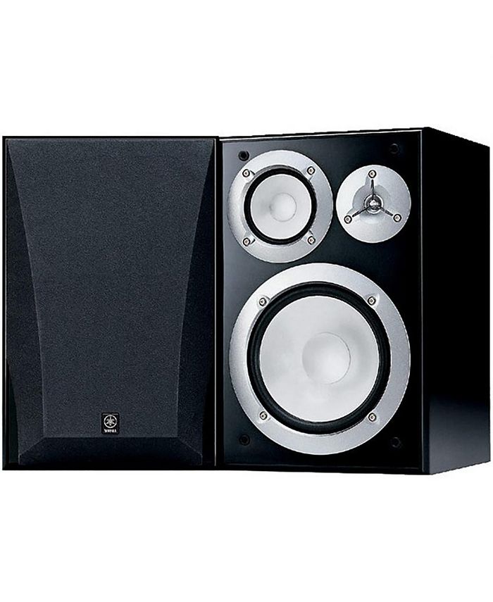 Yamaha 3-Way Bookshelf Black Stereo Speakers - Macy's