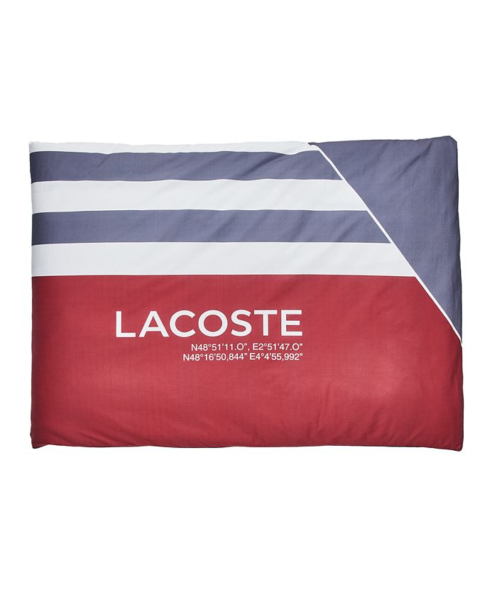 Lacoste Home Lacoste Sailor Colorblock 3 Piece Comforter Set, Full ...