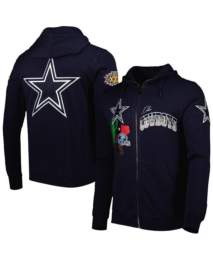 Pro Standard Men's Gray Dallas Cowboys Hometown Full-Zip Hoodie - Macy's