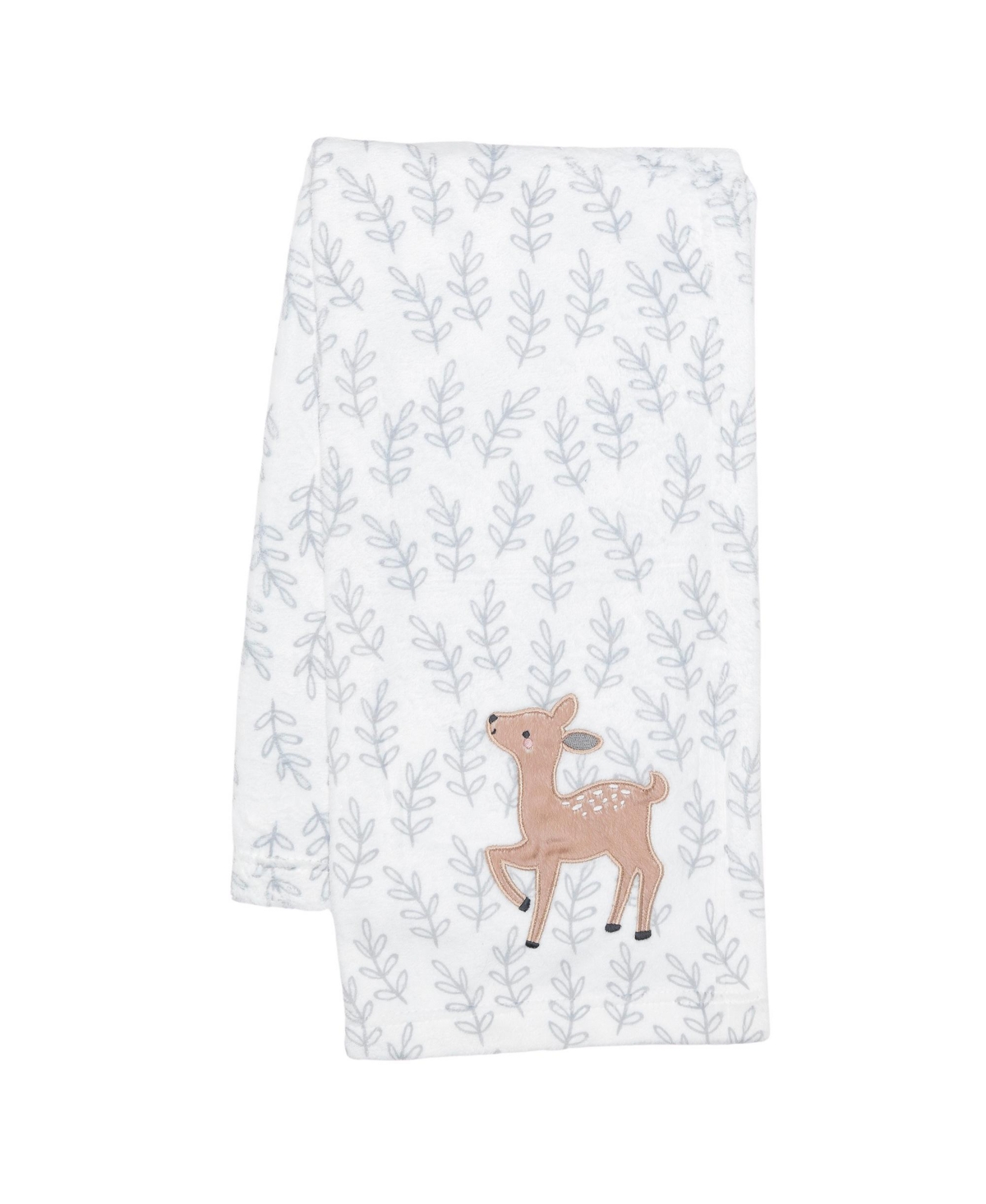 Click here for Bedtime Originals Deer Park Gray Baby Blanket - Wh... prices