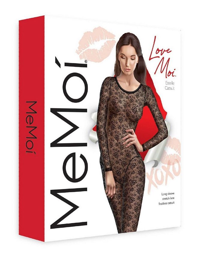 MeMoi Women's Estelle Long Sleeve Lace Capri Catsuit - Macy's