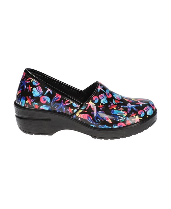 Easy Street Easy Works by Women's Lyndee Slip Resistant Clogs - Macy's