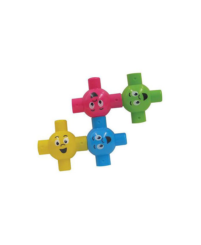 Kaplan Early Learning Baby Connects Happy Face Connecting Balls - 36 ...