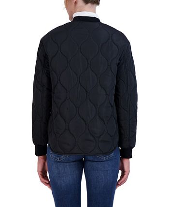 Sebby Collection Women's Quilted Short Jacket - Macy's