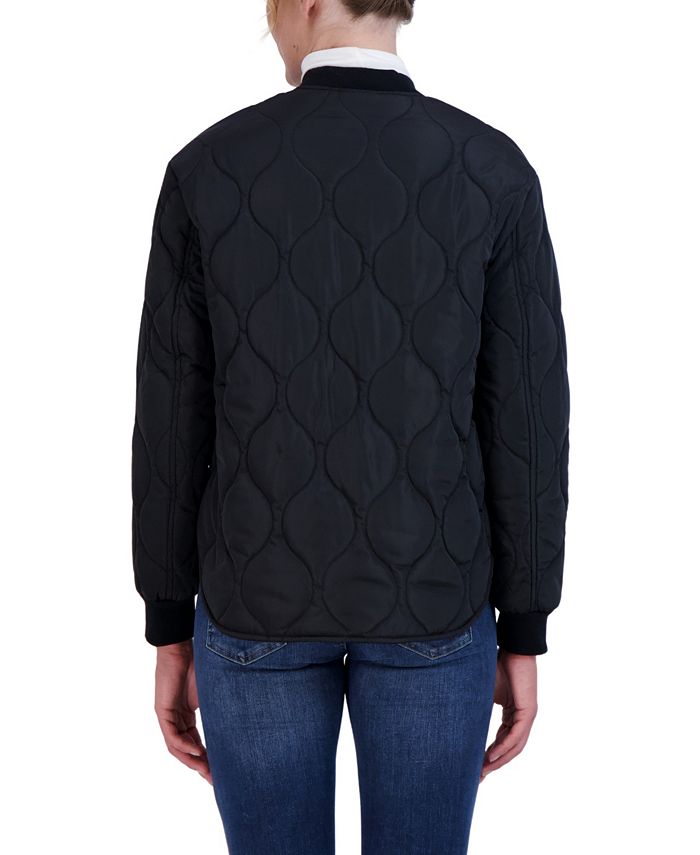Sebby Collection Women's Quilted Short Jacket - Macy's