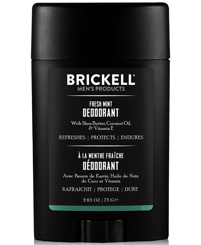 Brickell Mens Products Brickell Men's Products Fresh Mint Deodorant, 2. ...