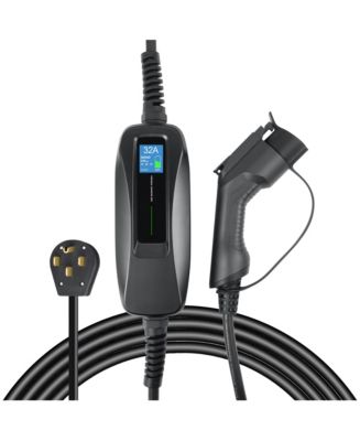 Lectron NEMA 14-50 Level 2 EV Charger - 240V 32 Amp with 15ft Extension ...