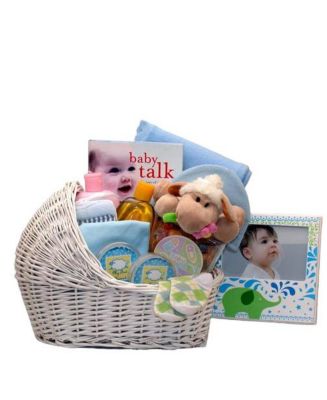 GBDS Welcome Baby Bassinet New Baby Basket-Blue - baby bath set - baby ...