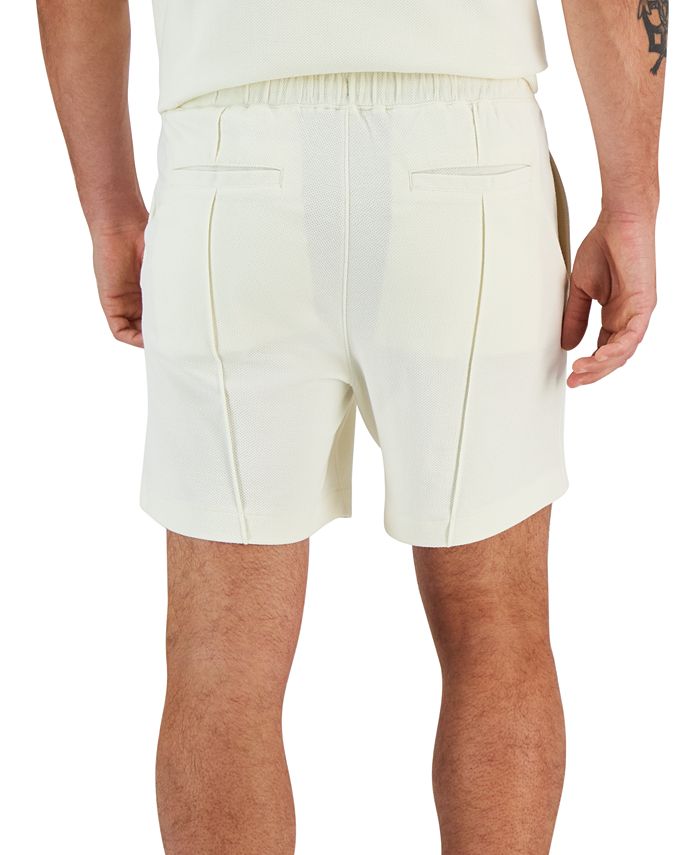Alfani Men's Solid Pique Shorts, Created for Macy's - Macy's