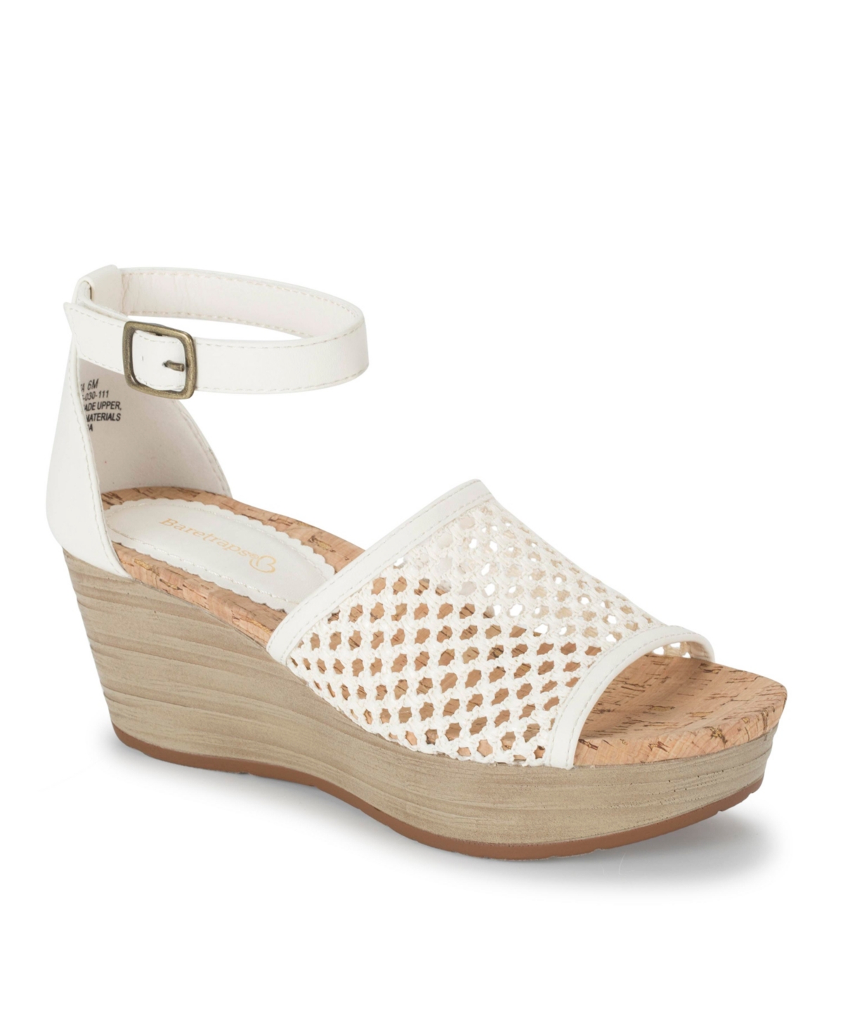 Baretraps Women's Marta Wedge Sandal In Cream | ModeSens