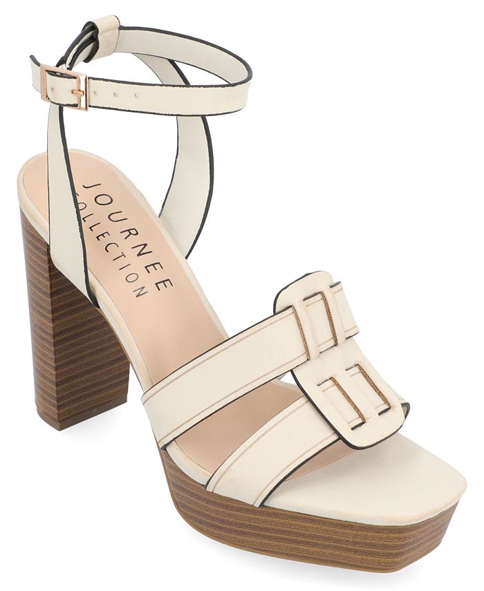 Journee Collection Women's Mandilyn Platform Sandals - Macy's
