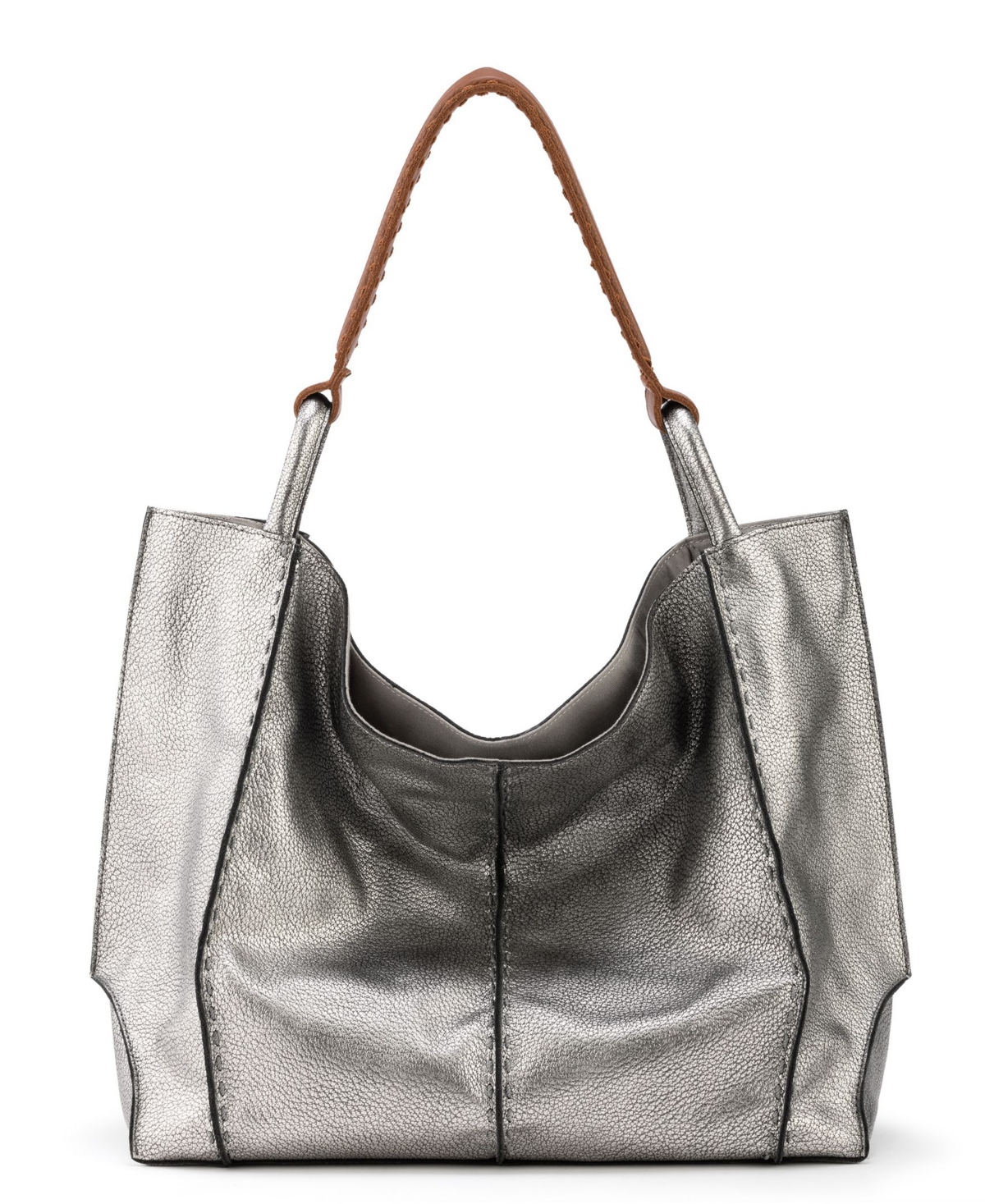 Click here for The Sak Womens Los Feliz Leather Tote Bag - Dark S... prices