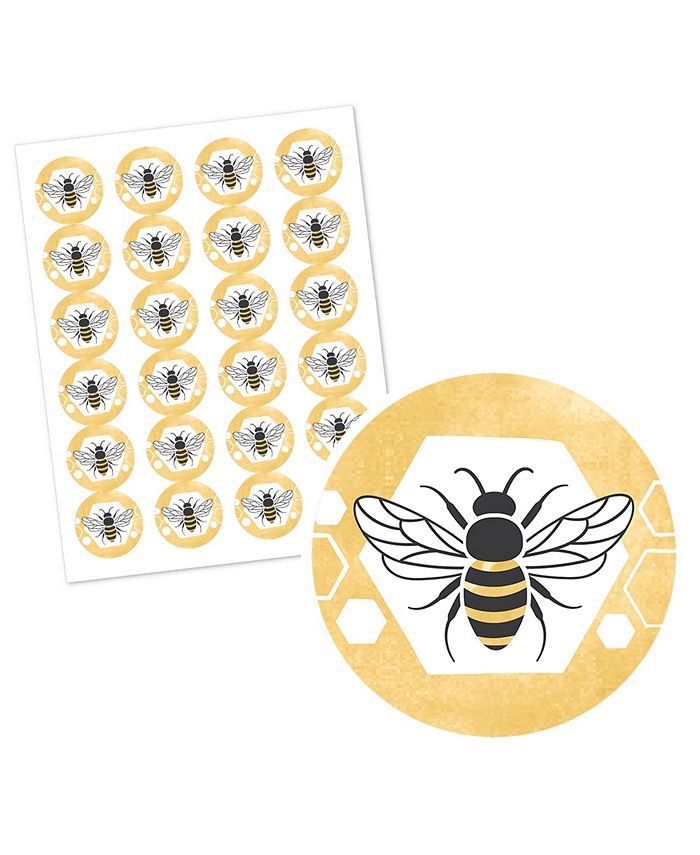 Big Dot of Happiness Little Bumblebee Bee Baby Shower or Birthday Party ...