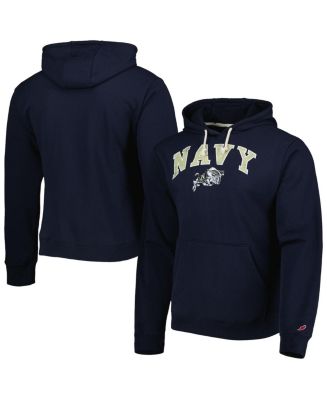 Men's League Collegiate Wear Navy Navy Midshipmen Arch Essential Fleece ...