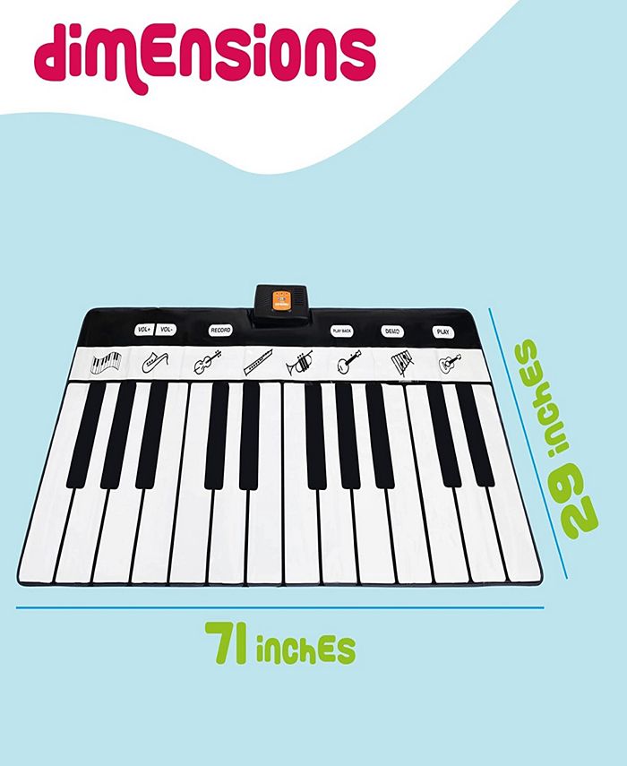 Play22 Keyboard Piano Playmat 71" - Macy's