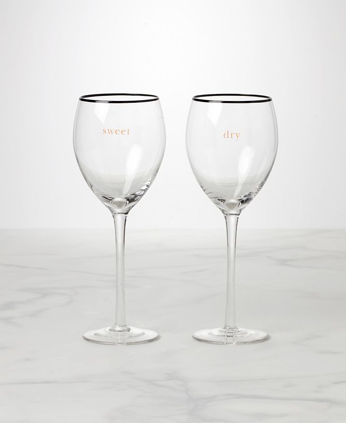 Kate Spade Wine Glasses