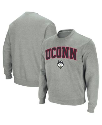 Colosseum Men's UConn Huskies Arch and Logo Crew Neck Sweatshirt - Macy's
