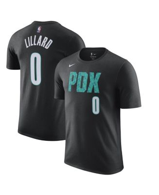 Men's Nike Damian Lillard Black Portland Trail Blazers 2022/23 City ...