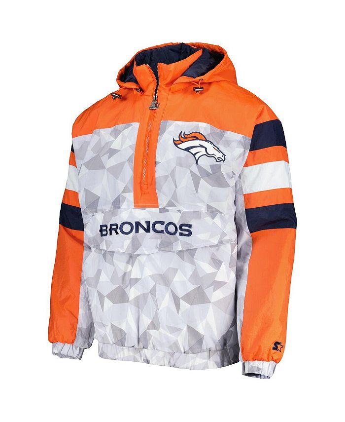 Starter Men's White and Orange Denver Broncos Thursday Night Gridiron ...