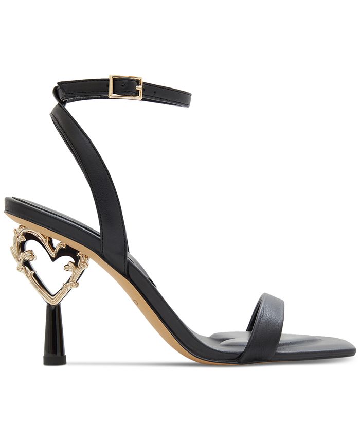 ALDO Women's Lovethrone Two-Piece Novelty Heart Stiletto Dress Sandals ...