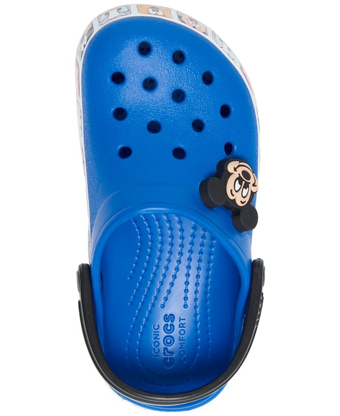 Crocs Toddler Kids Fun Lab Disney Mickey Mouse Band Clogs from Finish ...