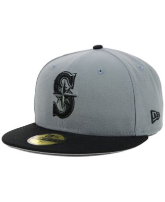 New Era Seattle Mariners FC Gray Black 59FIFTY Cap - Macy's