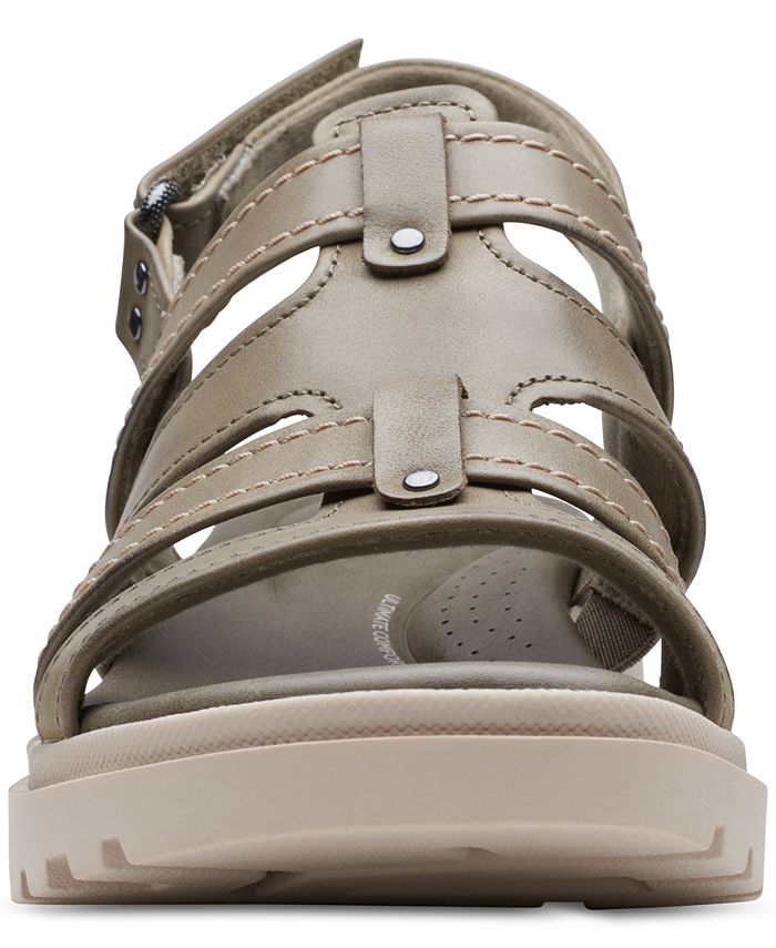 Clarks Women's Coast Shine Slingback Fisherman Sandals - Macy's