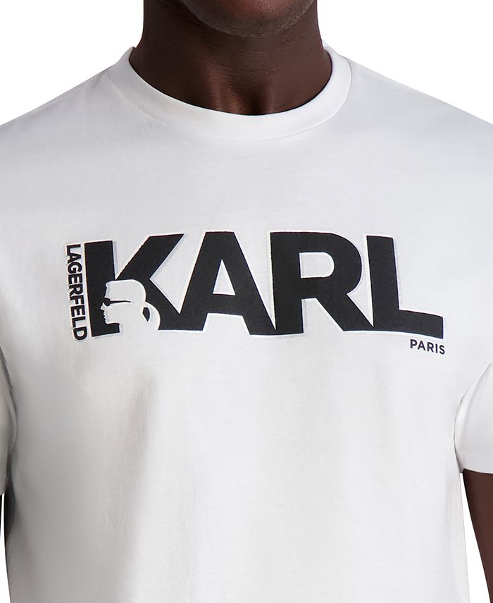 Karl Lagerfeld Paris Mens Slim Fit Logo Graphic T Shirt Created For