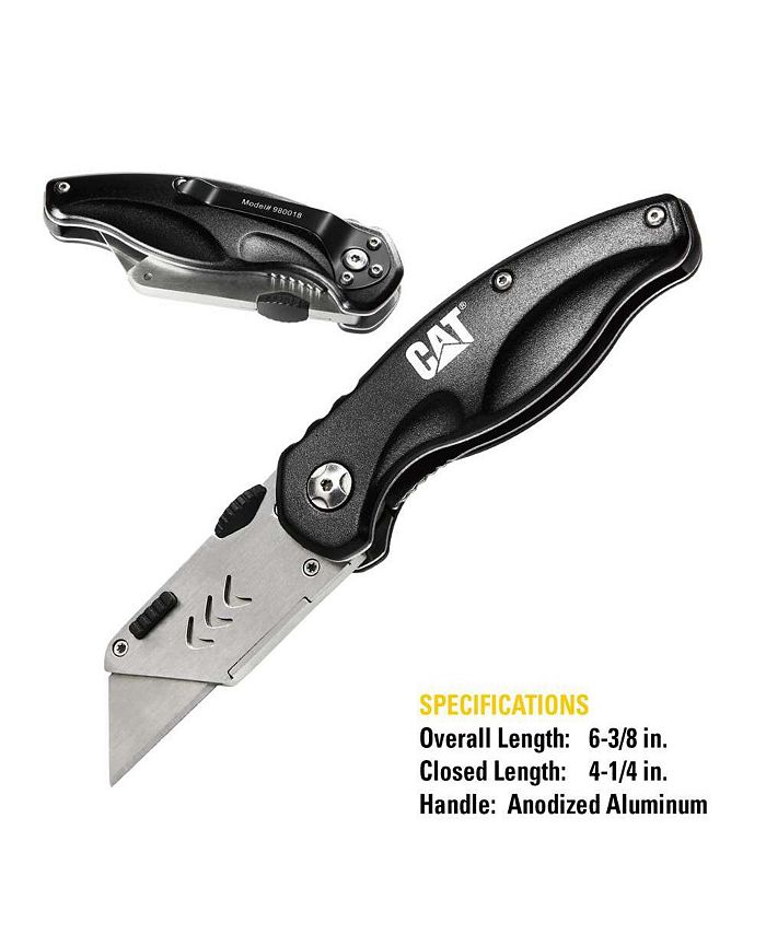 Cat Folding Utility Knife with Safety Lock and Comfort Handle - Macy's