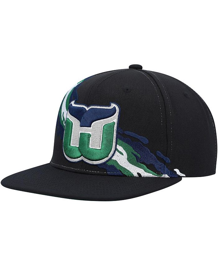 Mitchell & Ness Men's Black Hartford Whalers Vintage-Inspired ...