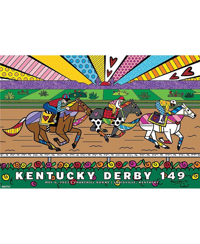 Dyehard Supply Kentucky Derby 149 24'' x 36'' Art of Derby Special ...