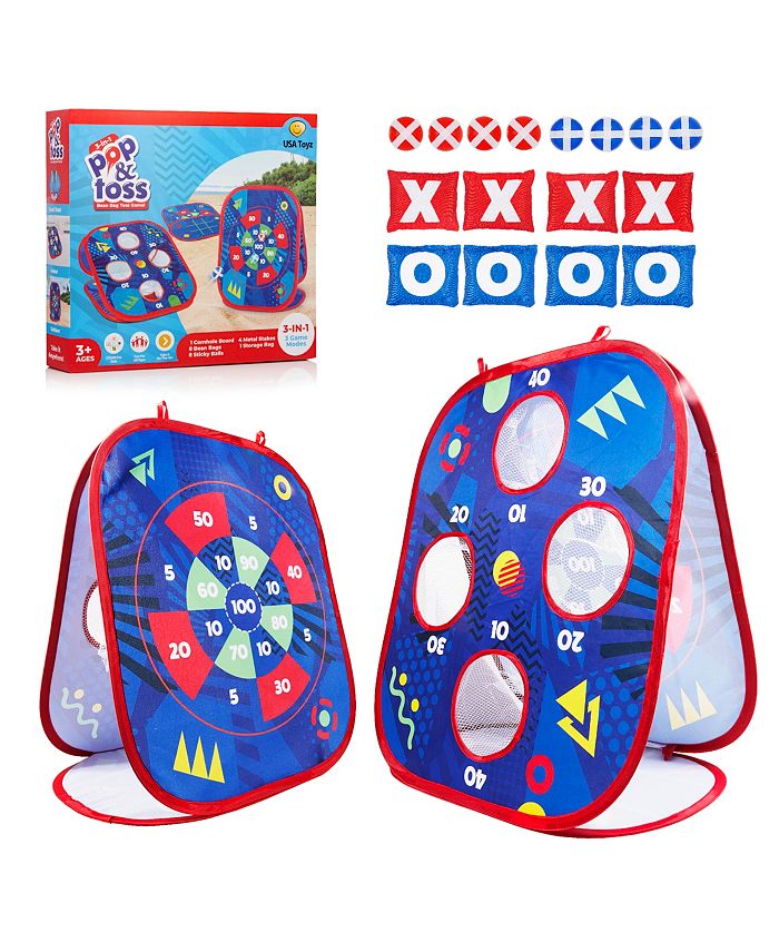 USA Toyz Pop n Toss Bean Bag Toss Game for Kids Toddlers - Macy's
