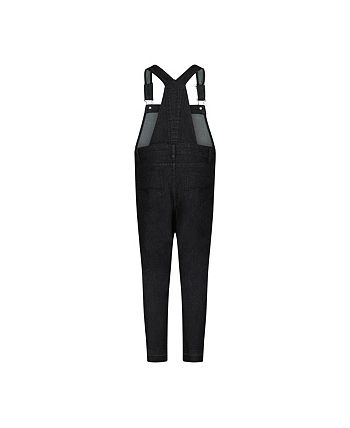 Steve Madden Big Girls Adjustable Black Wash Denim Overalls - Macy's