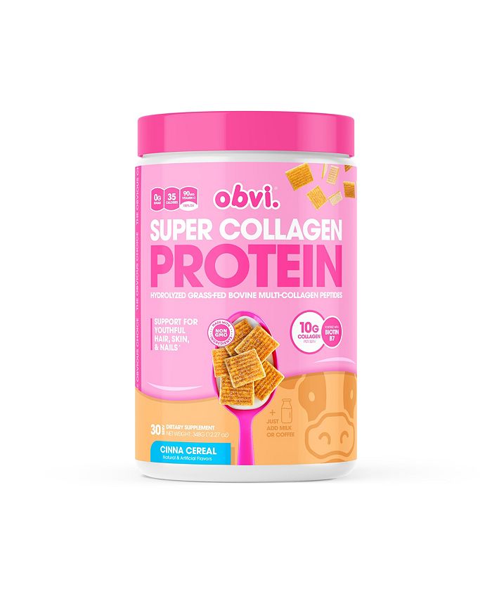 Obvi Super Collagen | Grass-Fed Bovine Multi-Collagen Protein Powder ...