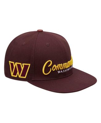 Men's Pro Standard Burgundy Washington Commanders Script Wordmark ...