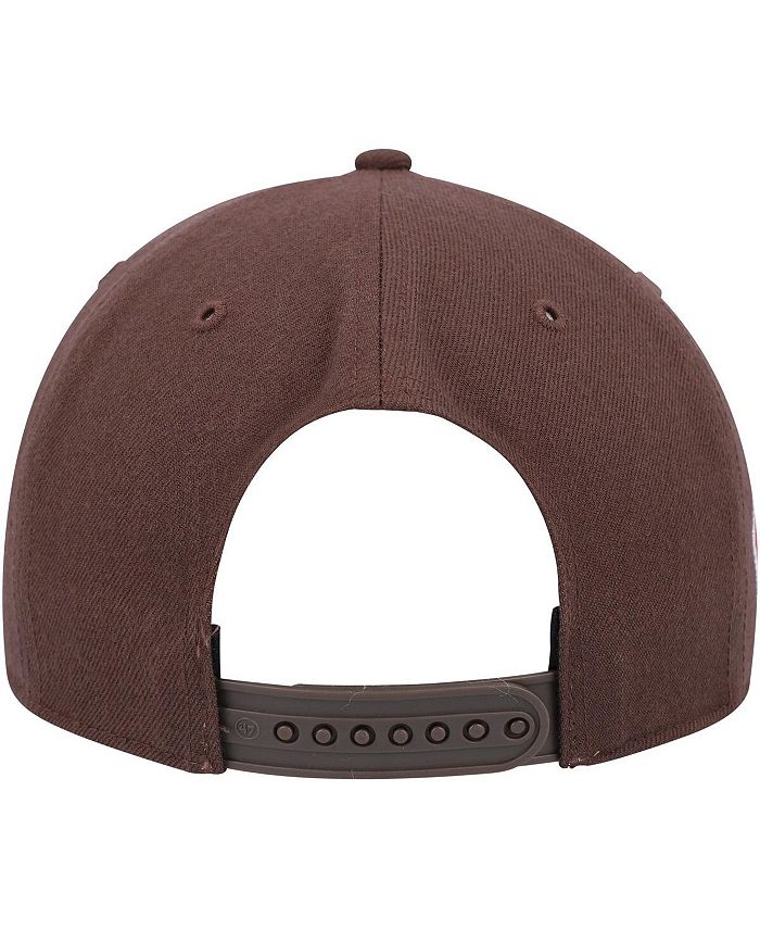 '47 Brand Men's Brown Cleveland Browns Street Script MVP Team Snapback ...