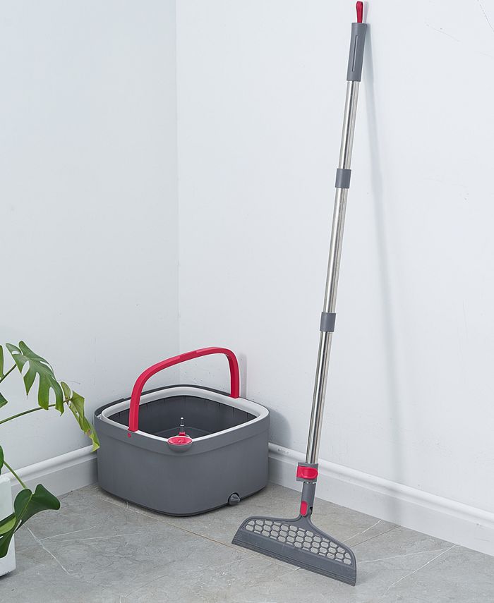 True & Tidy Mop, Silicone Sweeper & Bucket Cleaning System - Macy's