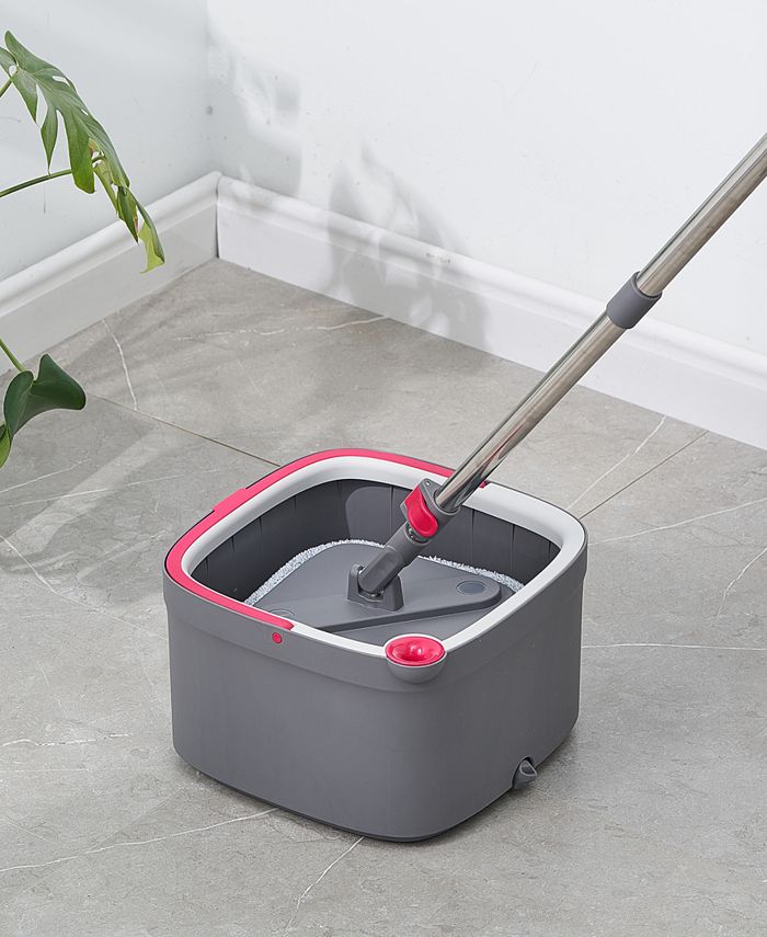 True & Tidy Mop, Silicone Sweeper & Bucket Cleaning System - Macy's