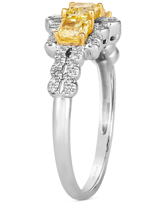 Le Vian Couture® Sunny Yellow Diamond (3/4 ct. t.w.) & Vanilla Diamond ...