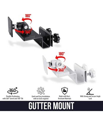 Wasserstein Gutter Mount Compatible with Ring, Arlo, Blink, Reolink ...