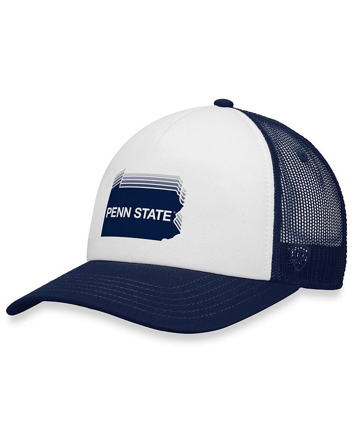 Top of the World Men's White, Navy Penn State Nittany Lions Tone Down ...