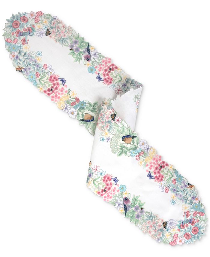 Lenox Butterfly Meadow Flutter Table Runner - Macy's